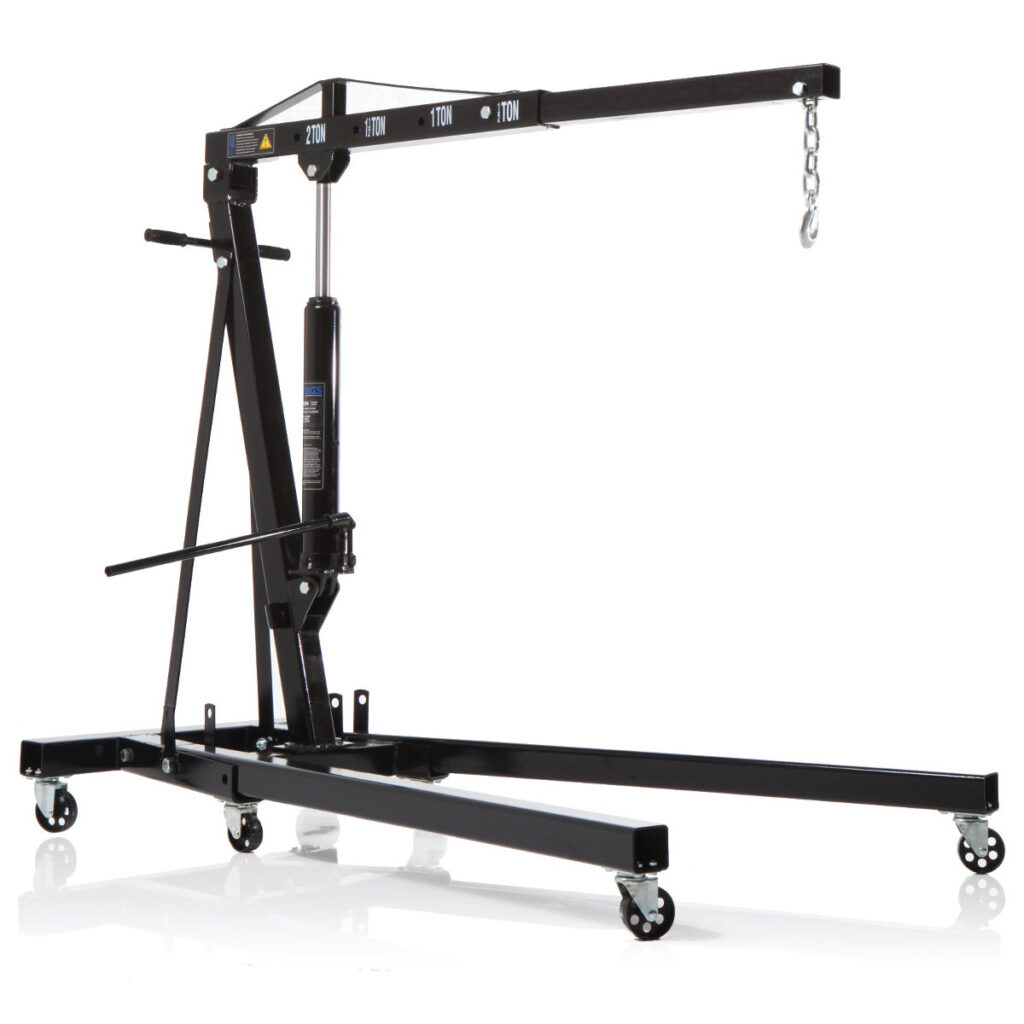 Folding Engine Crane (1000kg) • Wellers Hire