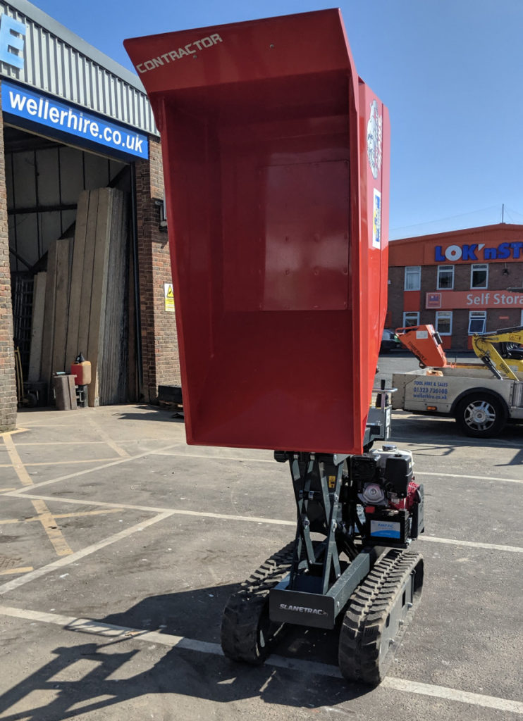 Skip Loader / Dumper (1 Tonne - Tracked) • Wellers Hire